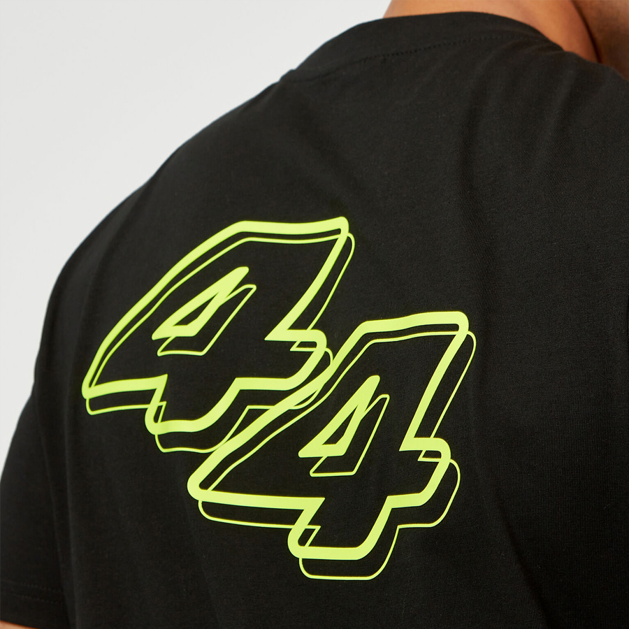 MAPF1 FANWEAR SPECIAL EDITION LEWIS HAMILTON (#44 NEON) TEE BLACK – Gp ...
