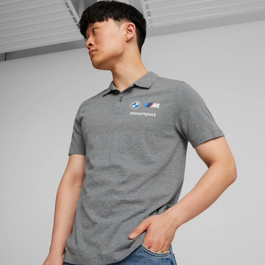BMW M MOTORSPORT ESS POLO MEDIUM GRAY HEATHER – Gp Store Latam