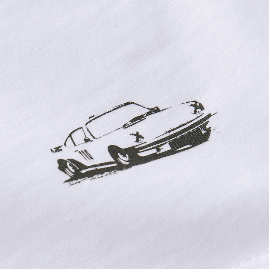 PORSCHE LEGACY LOGO TURBO TEE WHITE MENS – Gp Store Latam