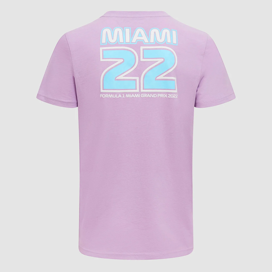 F1 FANWEAR MENS GP MIAMI TEE LILAC – Gp Store Latam