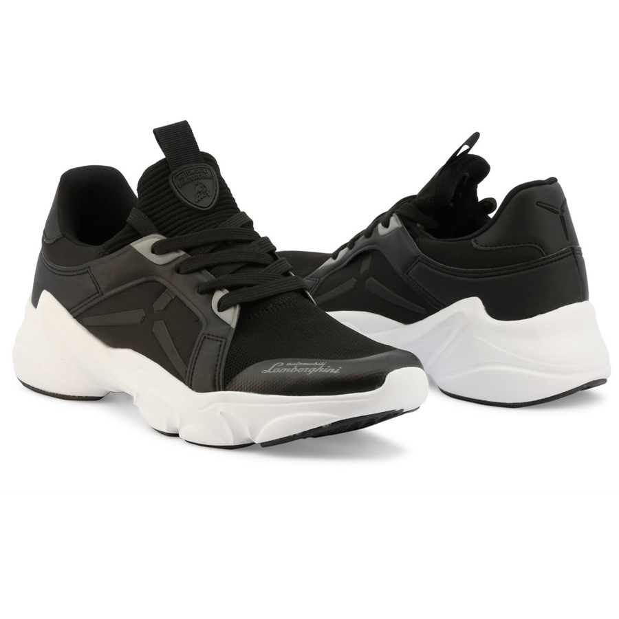 LAMBORGHINI EXTRA FLYKNIT BLACK "TENIS SUELA ALTA" – Gp Store Latam