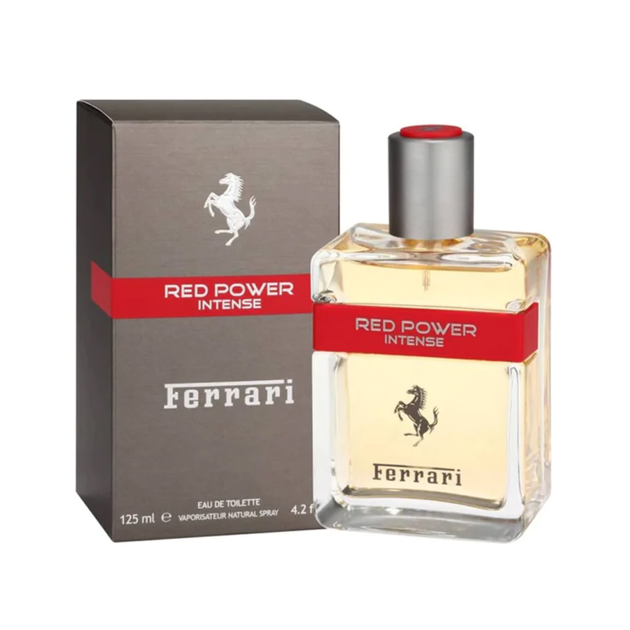 PERFUME FERRARI RED POWER INTENSE 125ML 2018 CAJA PLATIADA LINEA ROJA ...