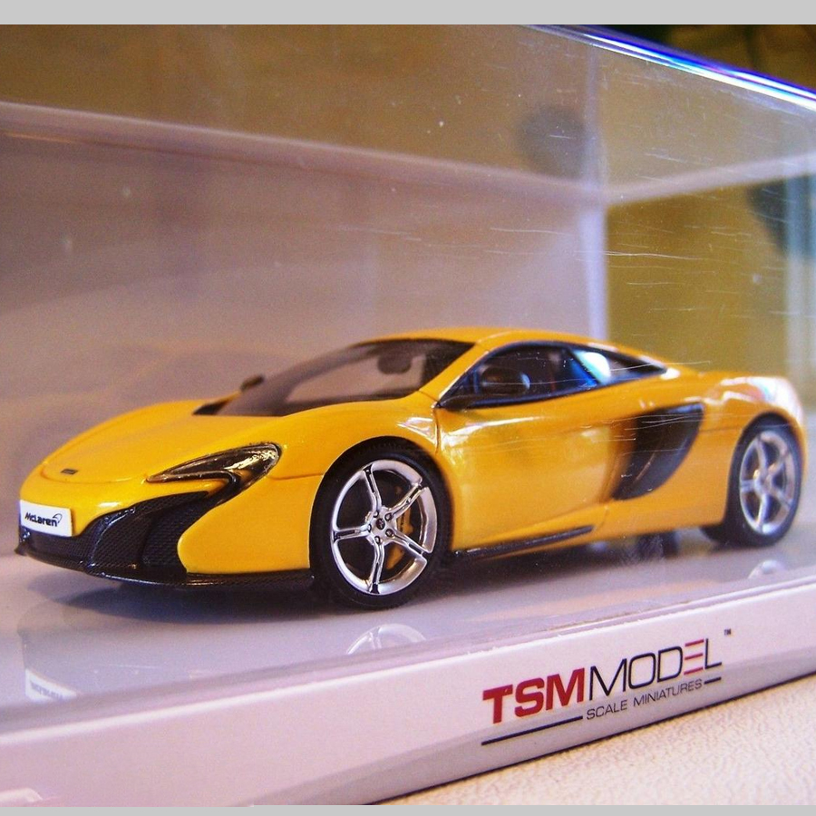 TSM MODELO 1/43 TSM144364 MCLAREN 650S COUPE 2015 VOLCANO YELLOW RHD ...