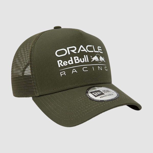 ORACLE RED BULL RACING NEW ERA 9FORTY MENS TRUCKER CAP OLIVE GREEN – Gp ...