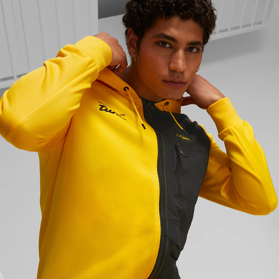 PORSCHE LEGACY HOODED SWEAT JACKET LEMON CHROME-BLACK PROTOTIPO – Gp ...