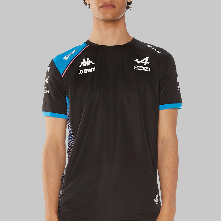 ALPINE F1 TEAM TEE BLACK LIQUID BLUE 2023 – Gp Store Latam