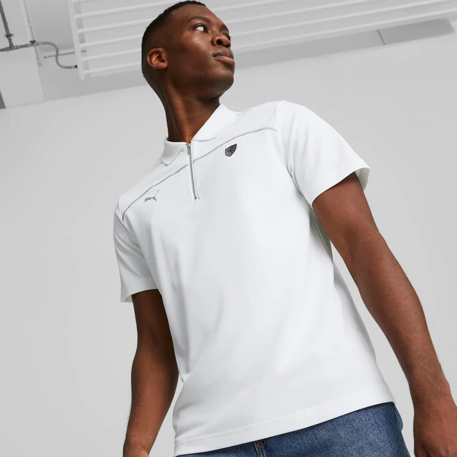 FERRARI STYLE POLO WHITE – Gp Store Latam