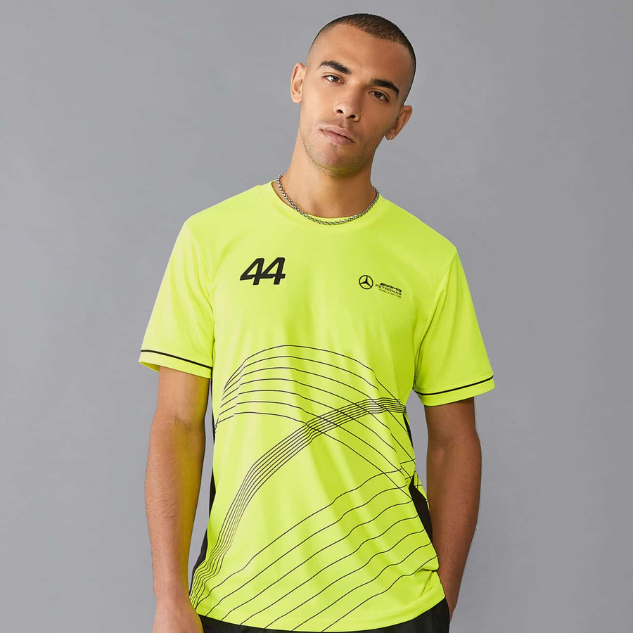 MAPF1 FANWEAR LEWIS HAMILTON SPORTS TEE NEON – Gp Store Latam
