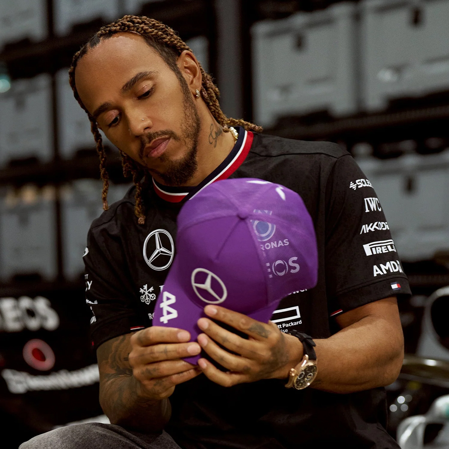 MAPF1 LEWIS HAMILTON #44 TRUCKER CAP 2024 PURPLE – Gp Store Latam
