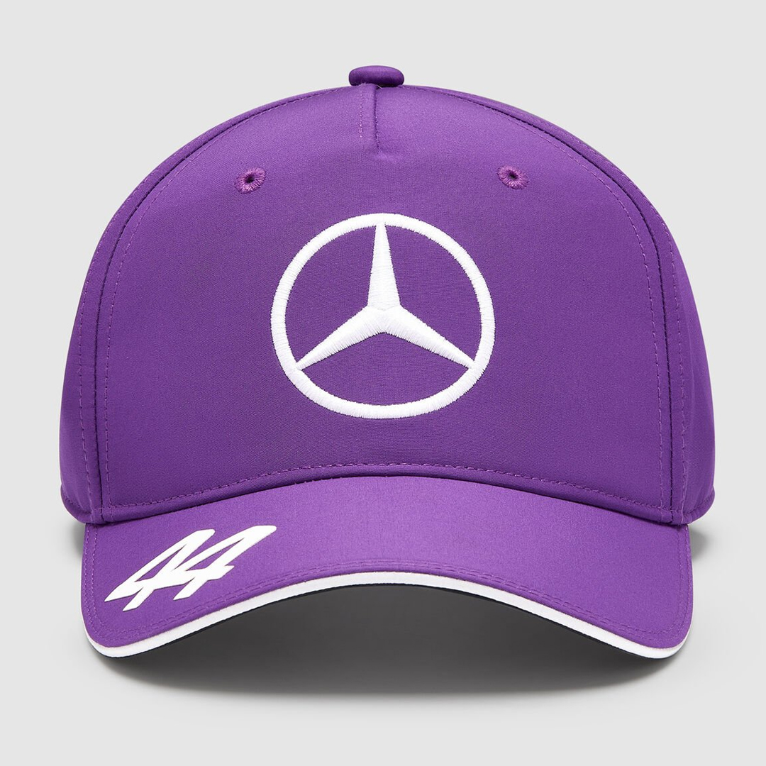 MAPF1 KIDS LEWIS HAMILTON #44 BASEBALL CAP 2024 PURPLE – Gp Store Latam