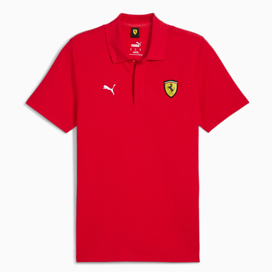 FERRARI RACE GRAPHIC POLO RED – Gp Store Latam