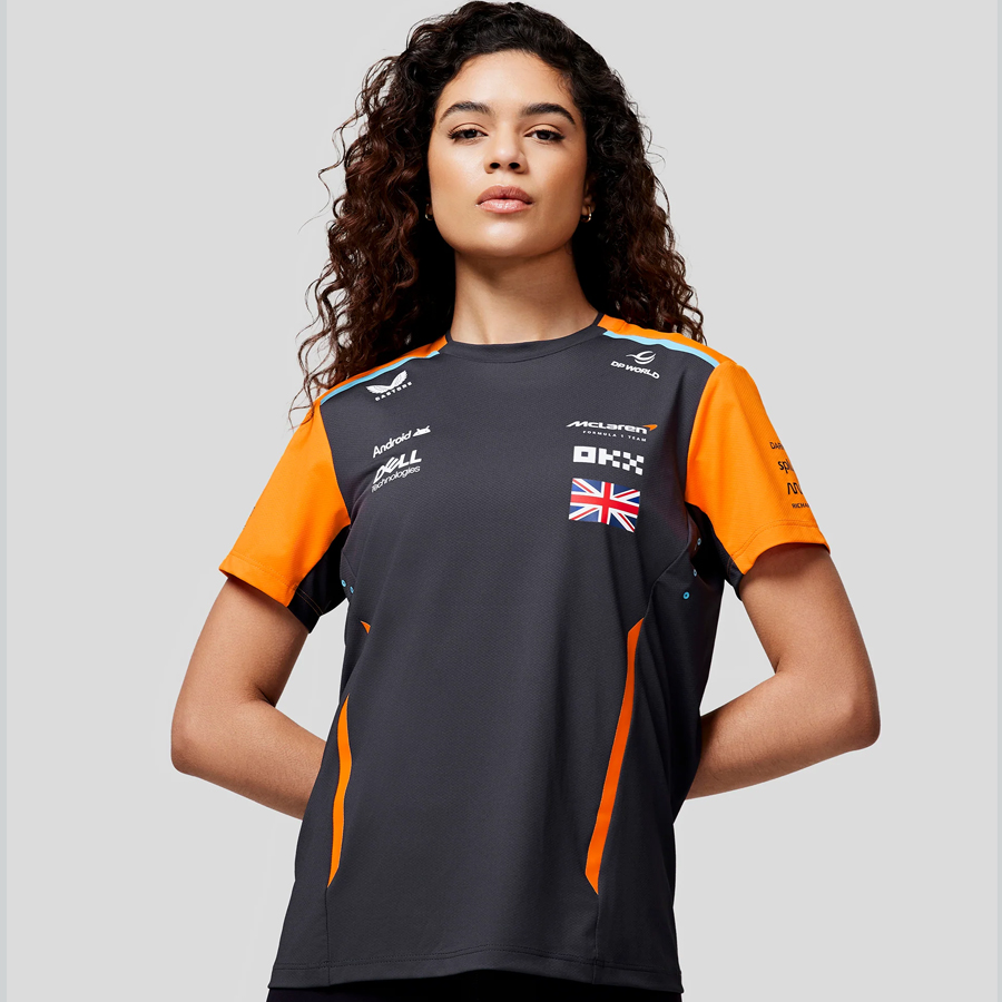 MCLAREN WOMENS SET UP T-SHIRT NORRIS #4 PHANTOM – Gp Store Latam