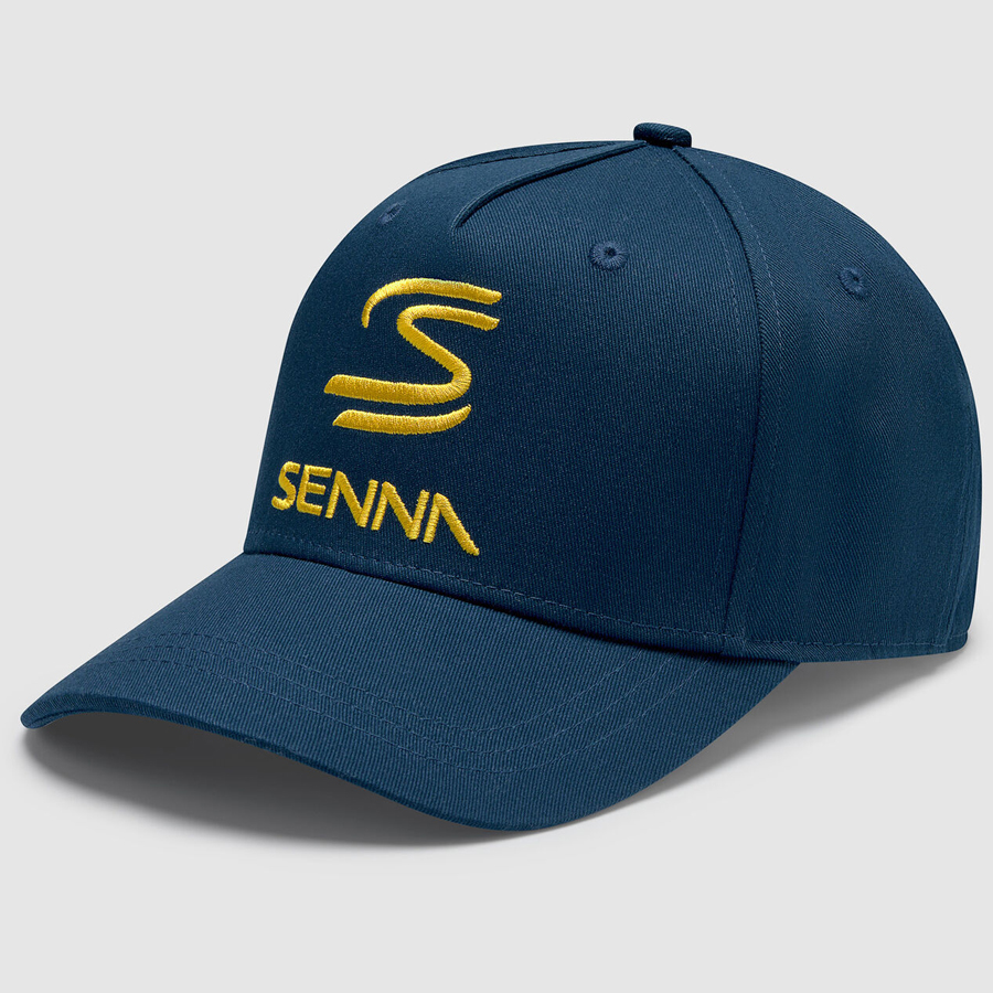 AYRTON SENNA LOGO CAP NIGHT BLUE – Gp Store Latam
