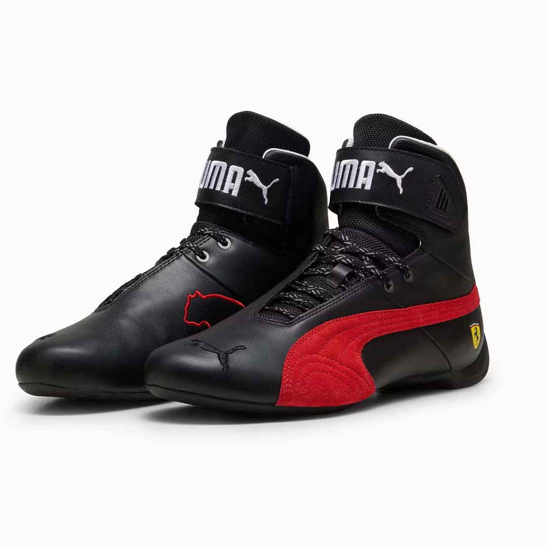 FERRARI FUTURE CAT MID BLACK-ROSSO CORSA – Gp Store Latam