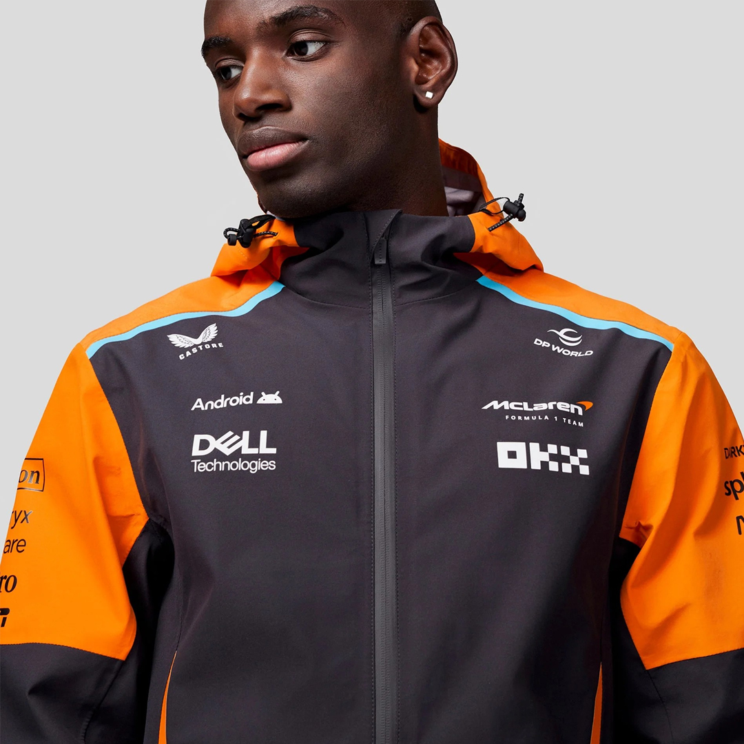 MCLAREN LIGHTWEIGHT RAIN JACKET PHANTOM / AUTUMN GLORY – Gp Store Latam