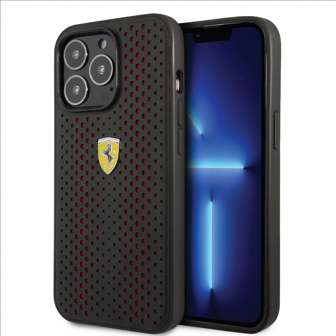 FERRARI LEATHER CASE RED IPHONE 14 – Gp Store Latam