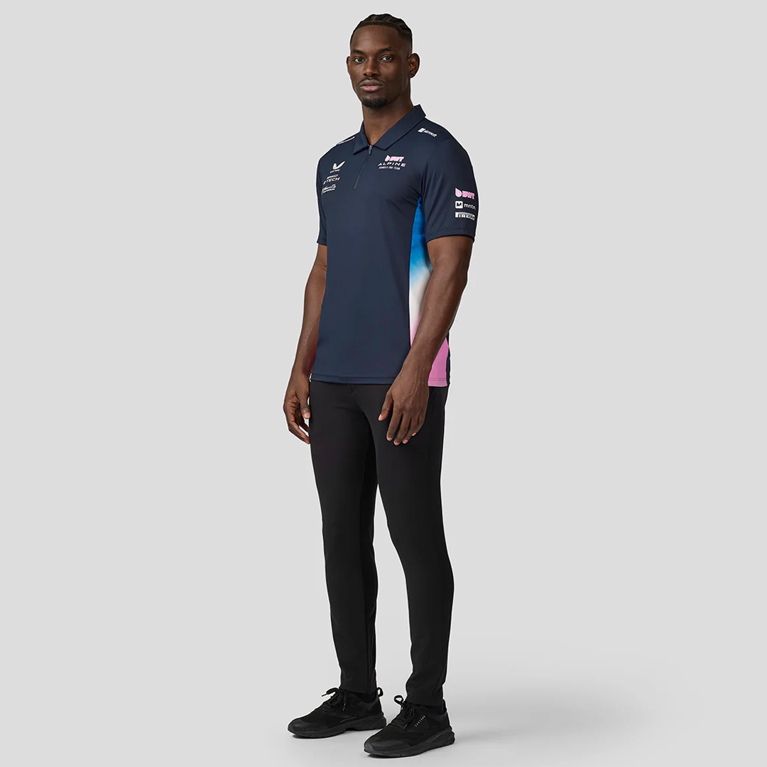ALPINE F1 TEAM POLO MENS DARK SAPPHIRE 2025 – Gp Store Latam